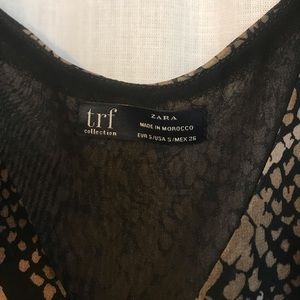 Zara | Tops | Zara Snake Print Tank | Poshmark